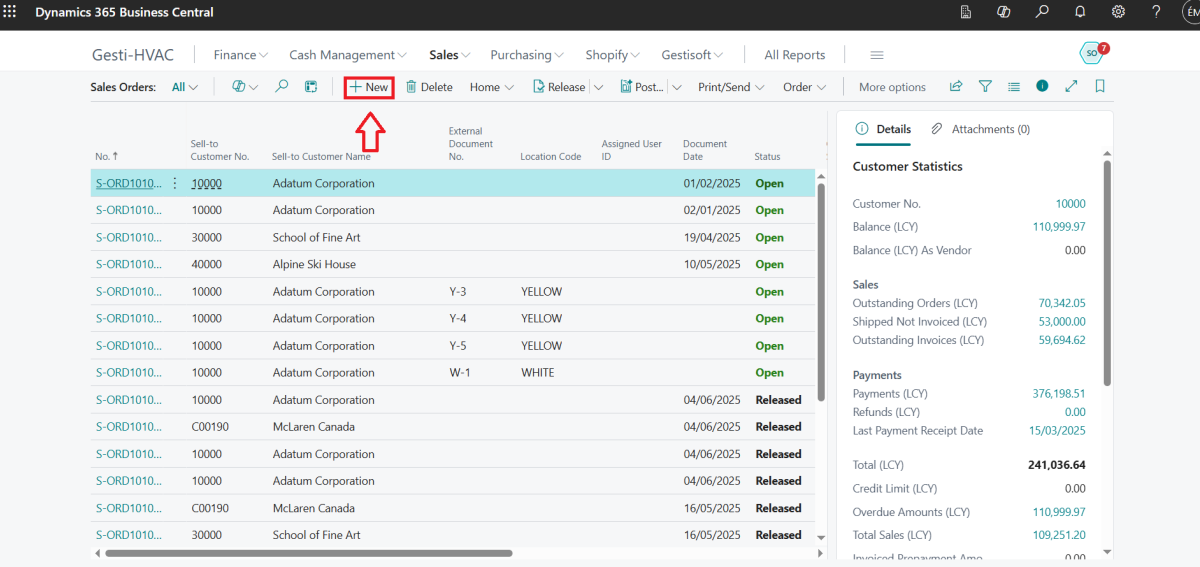 Sales order in Business Central: guide & automation | Gestisoft