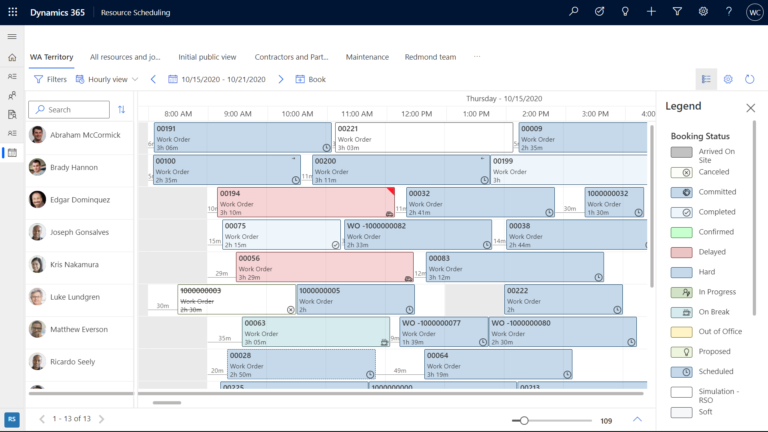 Configure schedule boards in Dynamics 365 Field Service | Gestisoft