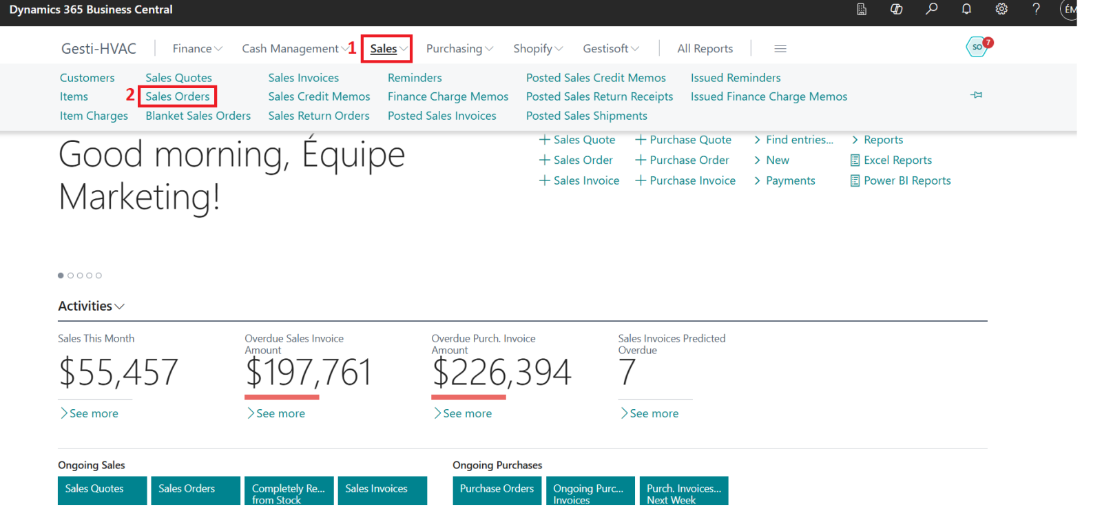 Sales order in Business Central: guide & automation | Gestisoft