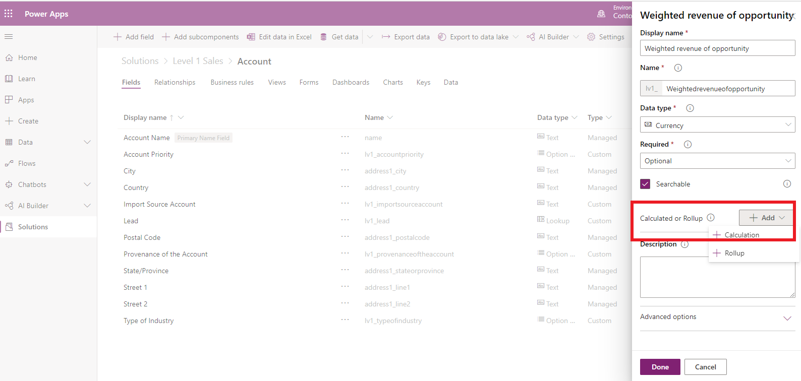 How to create a calculated field in Dynamics 365? | Gestisoft