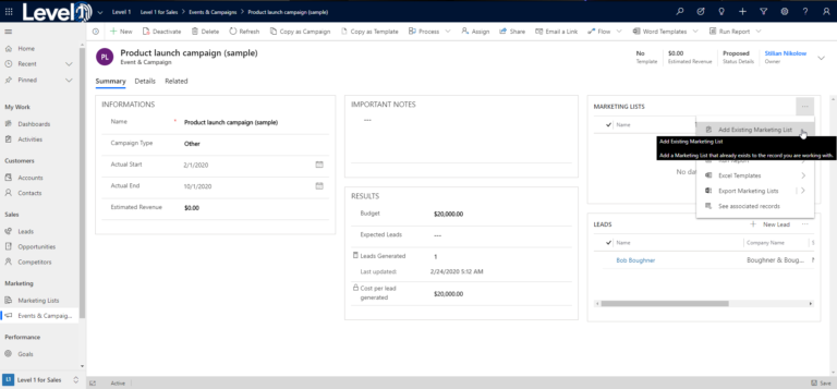 How to create a marketing list in Dynamics 365 ? | Gestisoft